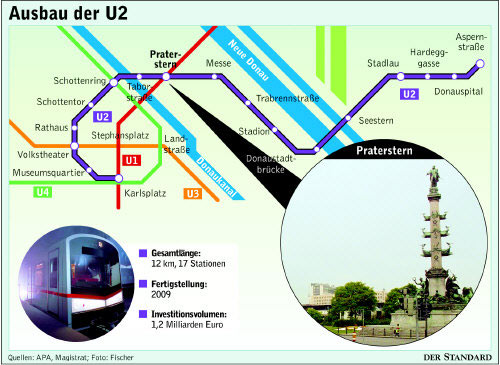 U2 fährt schon ab 26. März wieder - Wien - derStandard.at › Panorama