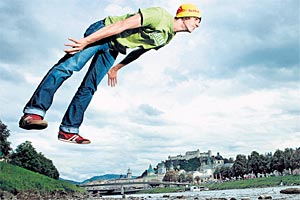 Skisprung-Training mit Hilfe aus dem All - Forschung Spezial ...