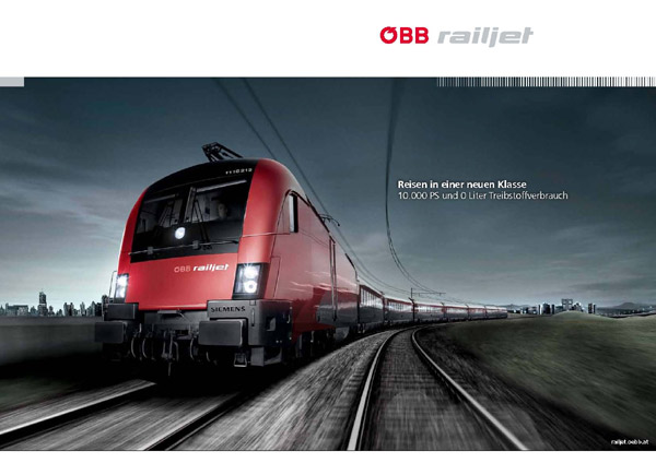 ÖBB railjet von PKP BBDO in Szene gesetzt - Werbung - derStandard.at › Etat