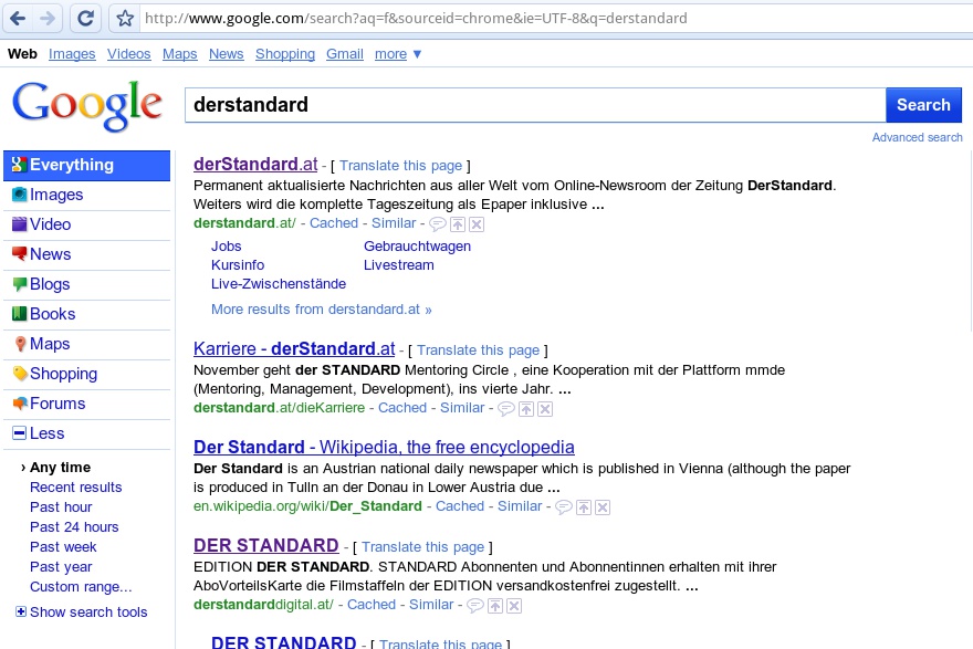 Google-Suche bekommt neues Interface und mehr Optionen - Suchmaschinen ...