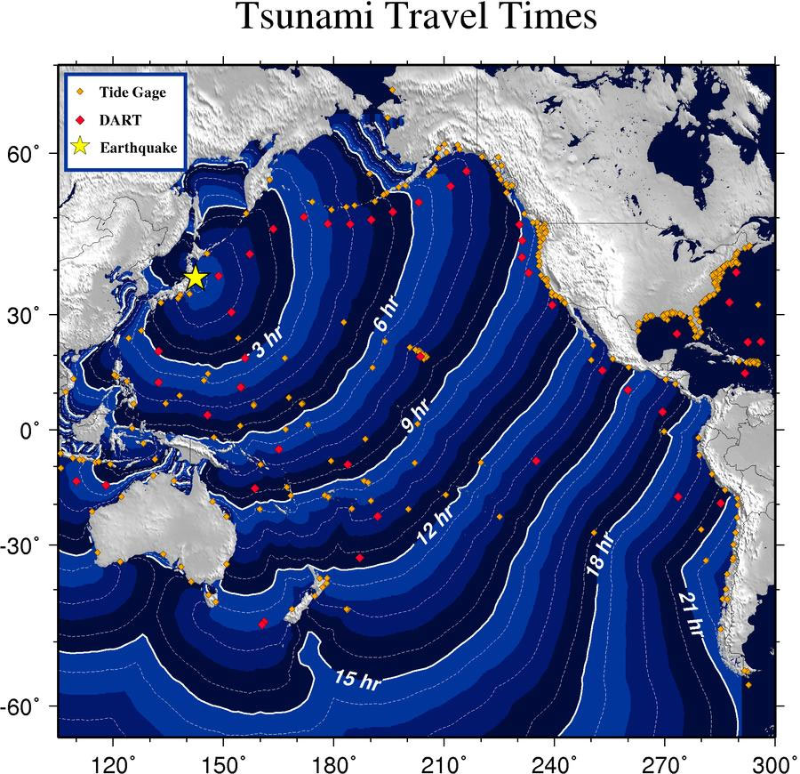 Wann Tsunami-Wellen wo angekommen sind - Weltchronik - derStandard.at ...