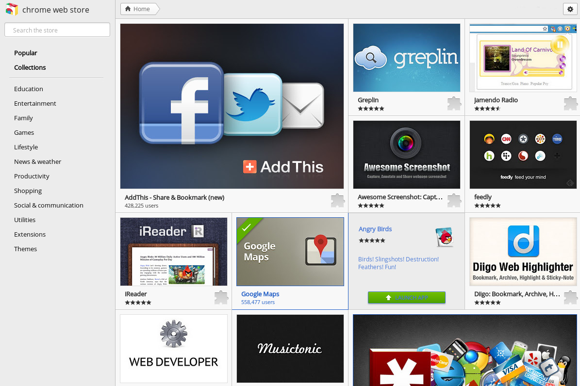 Chrome Webstore in neuem Gewand - Browser - derStandard.at › Web