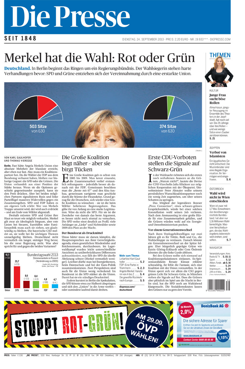 "Die Presse" gibt sich neues Erscheinungsbild - Medien - derStandard.at ...