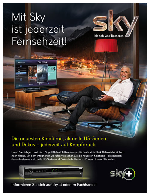 Krankl besinnt sich für Sky auf die wahren Werte - Werbung ...
