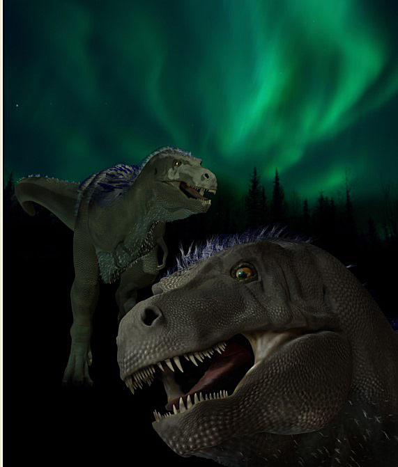 Nanuqsaurus, die etwas kleinere Arktis-Variante von T.rex - Natur ...