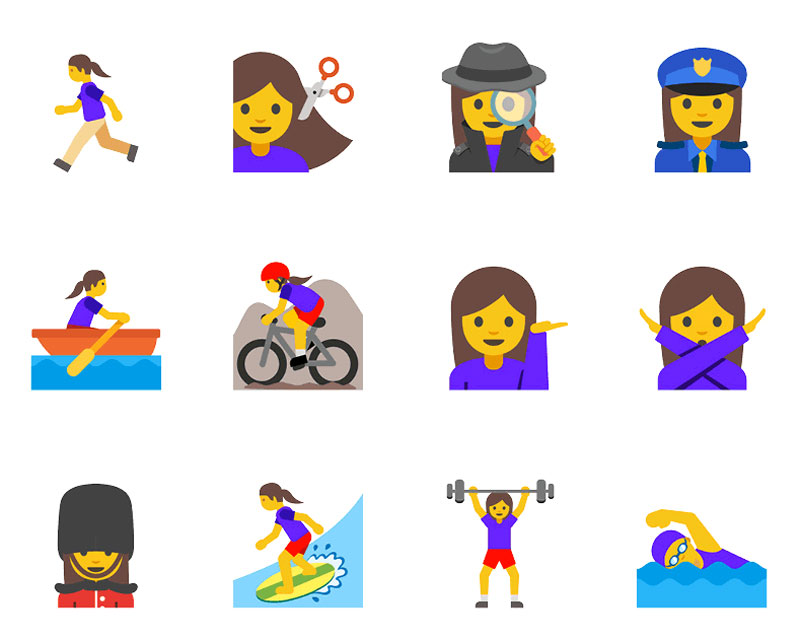 Über 100 neue Emojis kommen: Mehr Frauen mit Jobs - Webmix ...