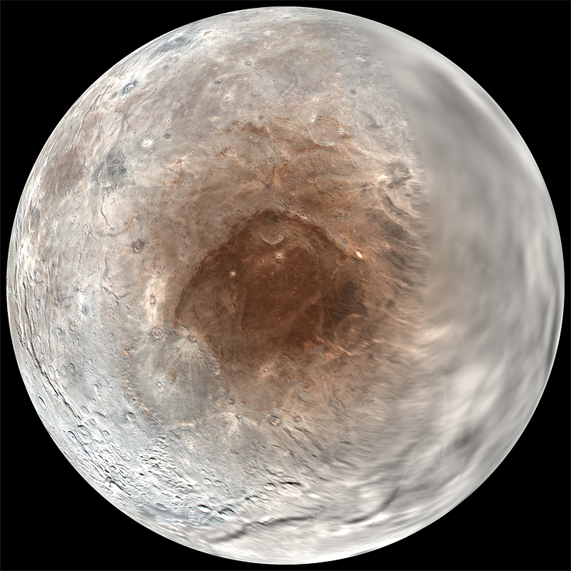 Wie Plutos riesiger Mond Charon zu seiner roten Kappe kam - New ...