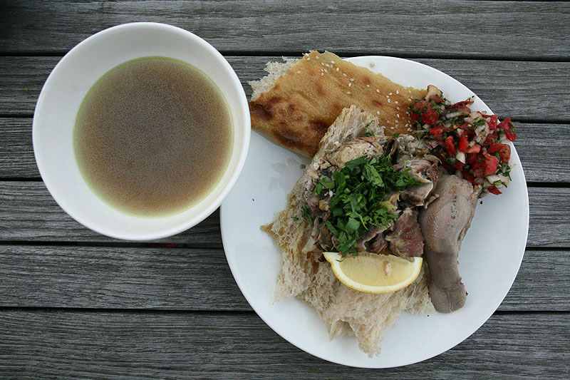 Kaleh Pacheh: Schafskopf zum Frühstück - Gruß aus der Küche ...