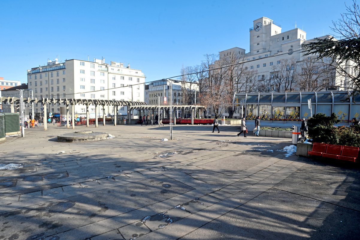 Reumannplatz bekommt eine Bühne, mehr Grün und vielleicht ein Café ...