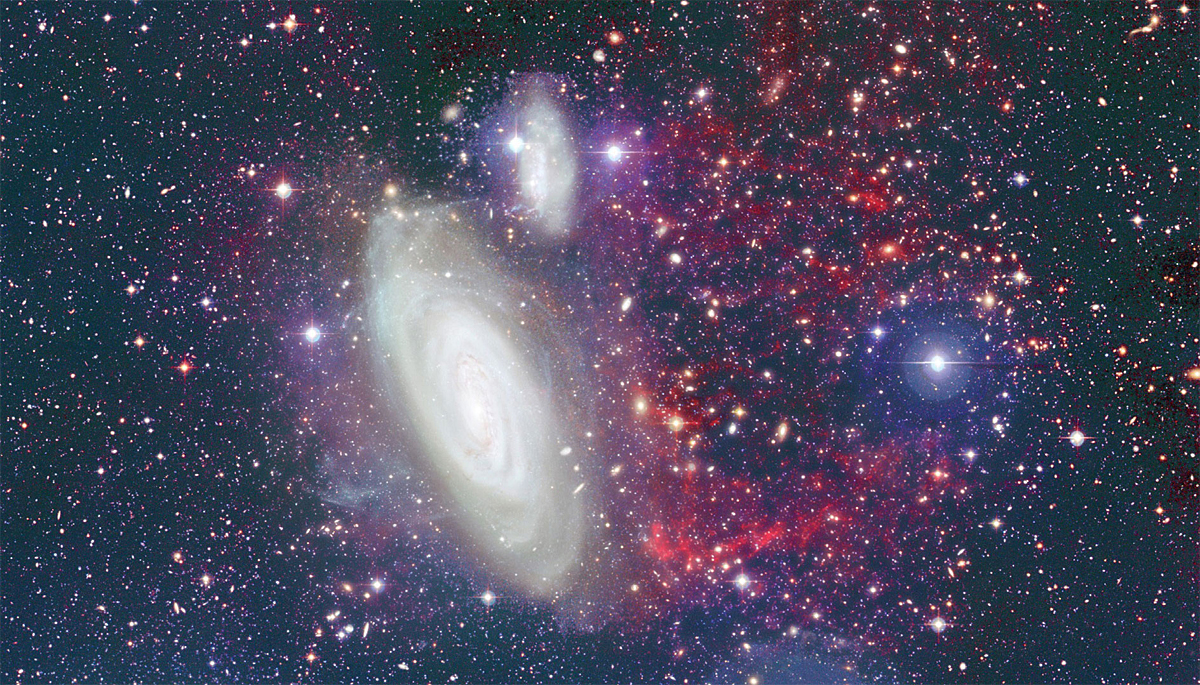 Virgo-Haufen: "Gegenwind" macht Galaxien in Bewegung "blutleer ...