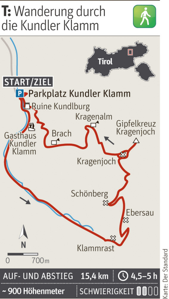 Kundler Klamm: Wandern durch ein kühles, tiefes Tal in Tirol - Urlaub ...