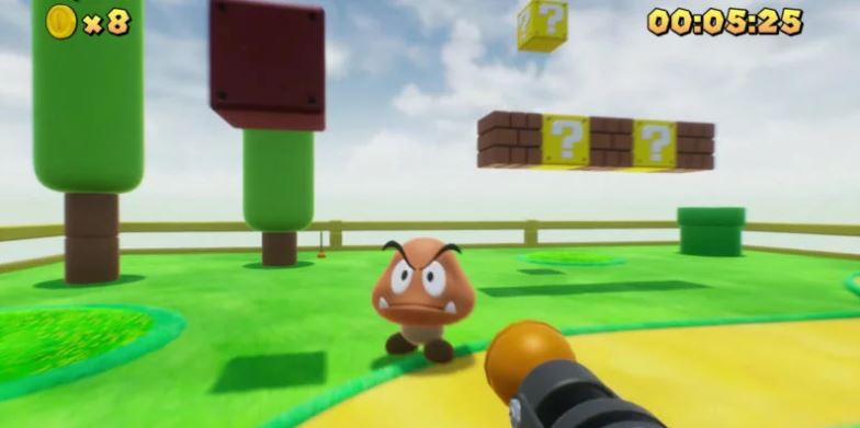 So sieht "Super Mario Bros." als Shooter aus - Games - derStandard.at › Web