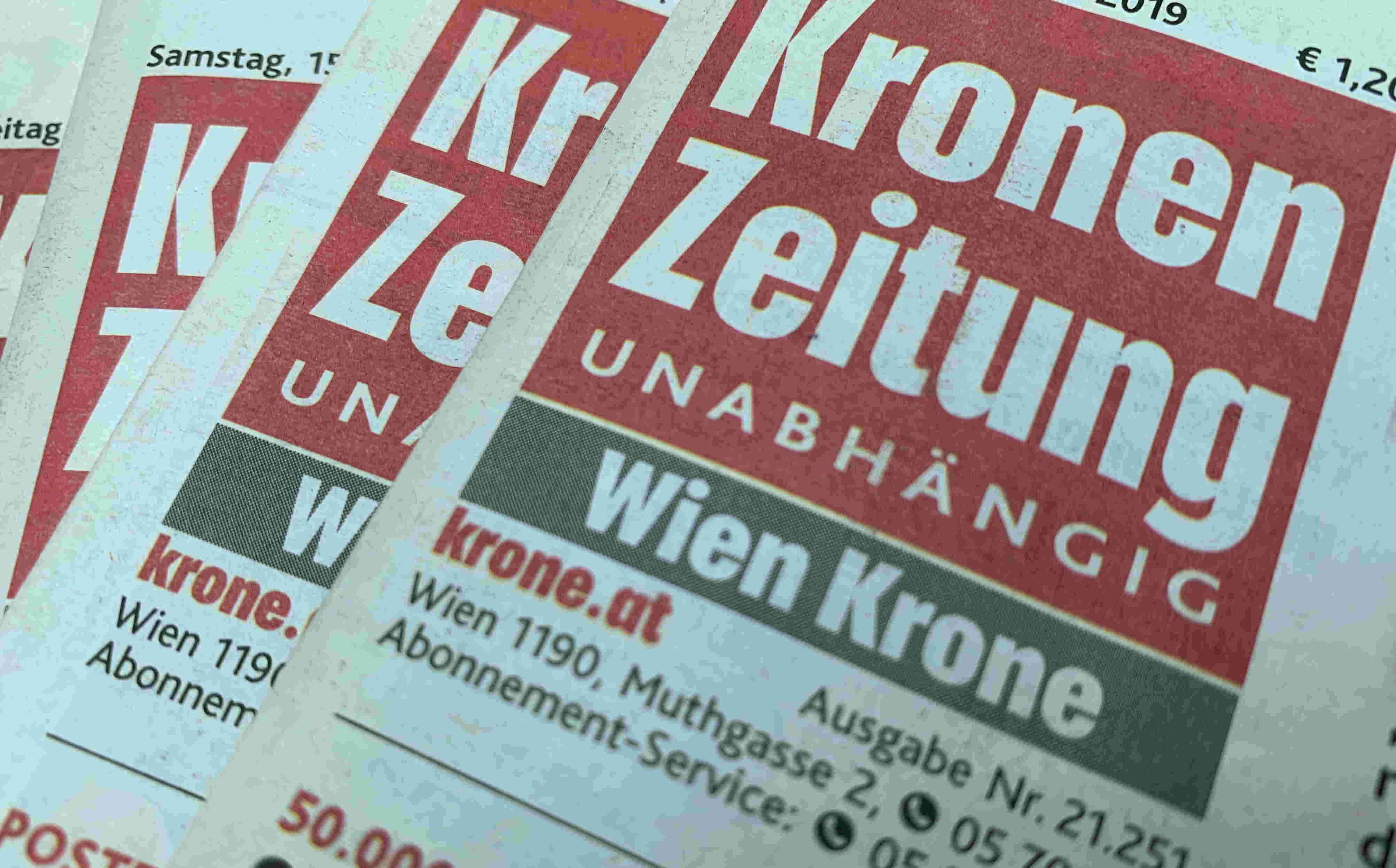 Das Ringen um die "Krone" - Kronen Zeitung - derStandard.at › Etat