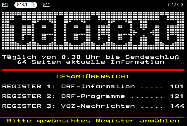 ORF-Teletext: Analoges Relikt als beständiges Erfolgsformat - ORF ...