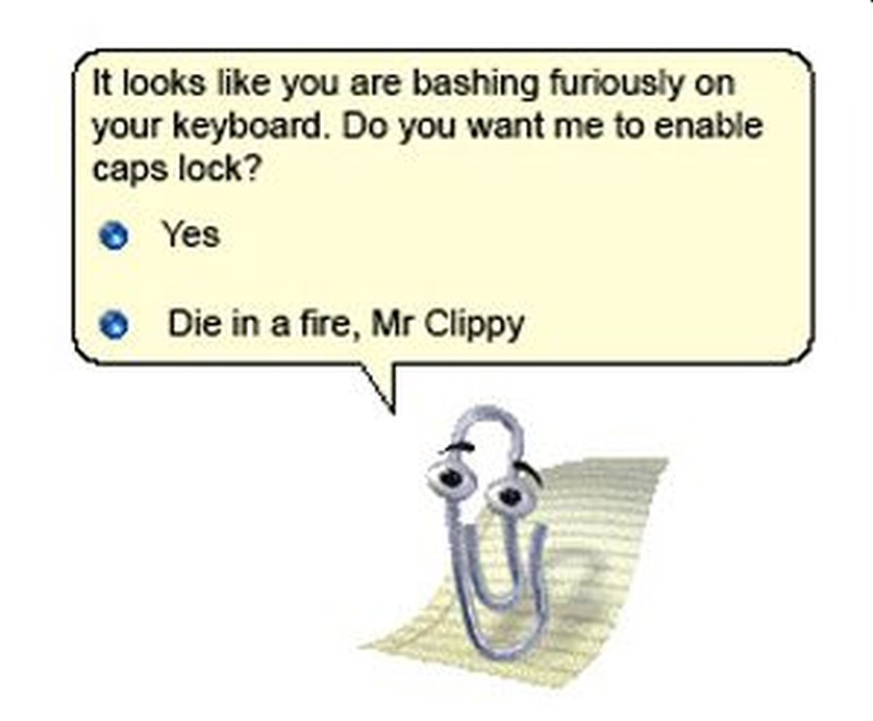 "Clippy": Microsofts virtuelle Büroklammer, die Nutzer in den Wahnsinn ...